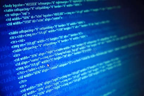 Código Html Do Desenvolvedor Da Web Com Css Na Tela Desenvolvimento De