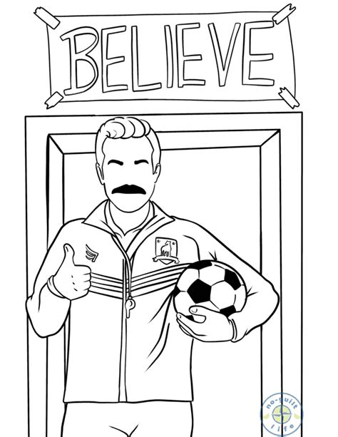 Barbeque Sauce Free Ted Lasso Coloring Pages Artofit