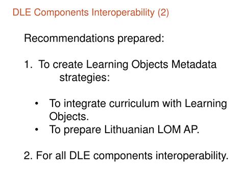 Ppt Learning Object Metadata Application Profiles Lithuanian Approach Powerpoint Presentation