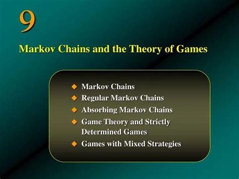 ppt markov chains regular markov chains absorbing markov chains