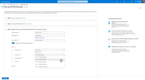 在 azure 入口網站中使用適用於 iot 的 defender 來上線感應器 microsoft defender for iot