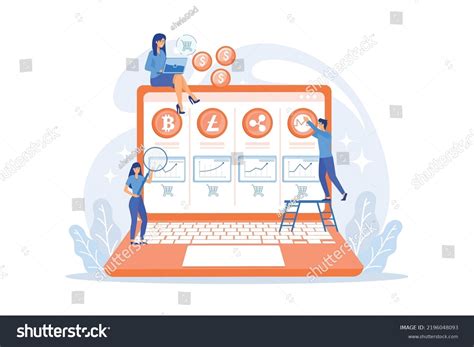 Economic Data Analysis Market Value Calculation Stock Vector Royalty