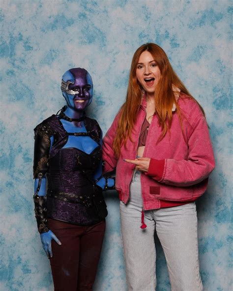 Karen Gillan Nebula Costume Avengers Endgame Actor Karen Gillan Aka