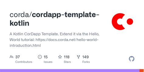 Github Cordacordapp Template Kotlin A Kotlin Cordapp Template Extend It Via The Hello