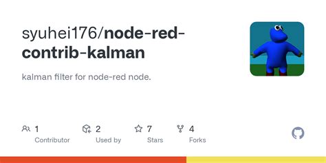 Github Syuhei176node Red Contrib Kalman Kalman Filter For Node Red Node