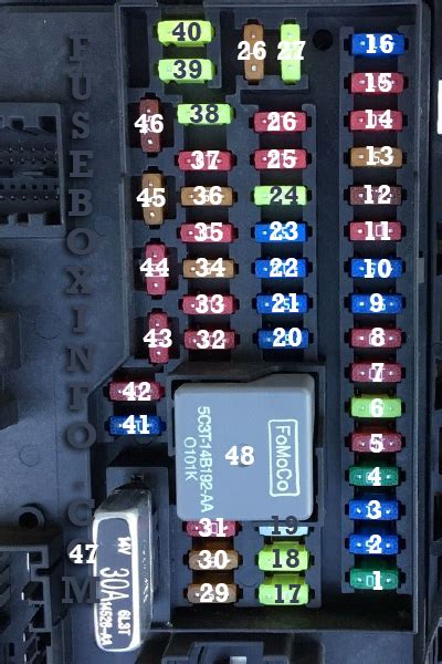 Ford Fusion 2011 Fuse Box Fuse Box Info Location Diagram