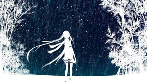 Anime Girls Winter Wallpapers Wallpaper Cave