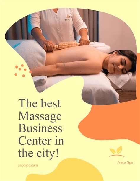 Free Massage Business Flyer Template To Edit Online