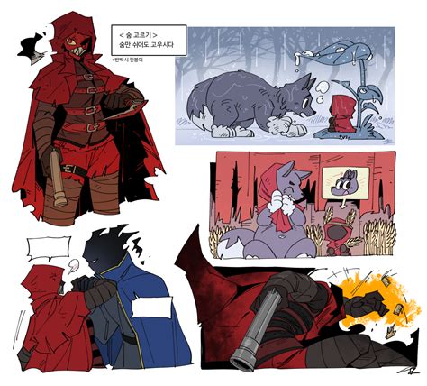 Little Red Riding Hooded Mercenary Der Freischuetz And Big And Will