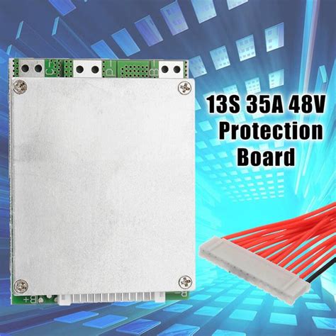 13s 35a 48v 리튬 이온 리튬 18650 배터리 팩 Bms Pcb 보드 Pcm 밸런스 집적 회로 보드 Arduino 용