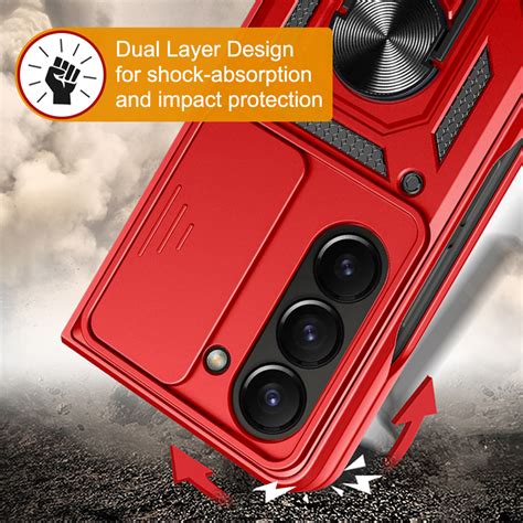Slim Armour Shockproof Case For Samsung Galaxy Z Fold6 Red