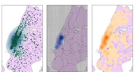 Open Source Gis Blog Crimestat And Gme Vs Arcgis Kernel Density