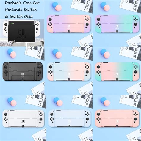 Dockable Protective Case For Nintendo Switch And Switch Oled Model Protective Hard Shell Case