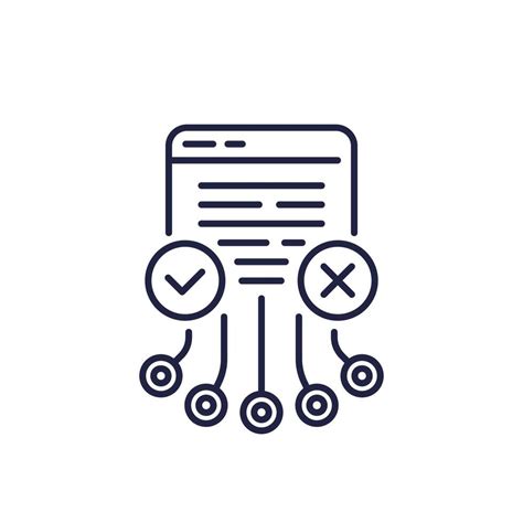 Load Testing Line Icon Multiple Users Accessing Website Design