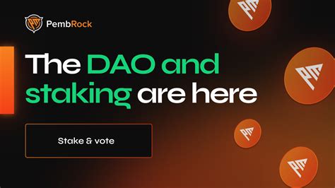 the dao and staking are here near protocol