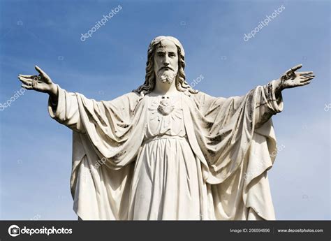 Jesus Open Arms Statue Jesus Christ Open Arms Statue Front Pilgrimage