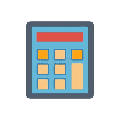 Advanced Calculator Icon Stock Vector Illustration Of Learning 351933042