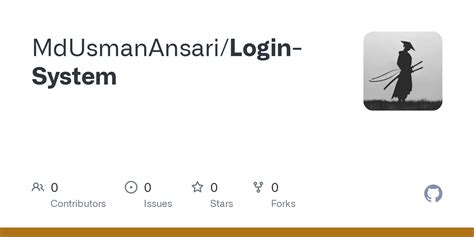 Github Mdusmanansarilogin System