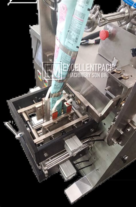 4 Sideseal Liquidpaste Piston Pump Sachet Packaging Machine