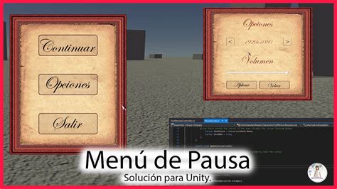 { menú de pausa para unity } solución para descargar