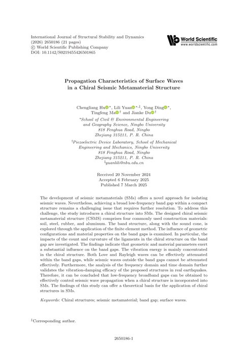 Propagation Characteristics Of Surface Waves In A Chiral Seismic Metamaterial Structure