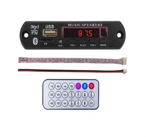 Bluetooth Mp3 Decoder Board Audio Receive Module Support U Disk Tf Card
