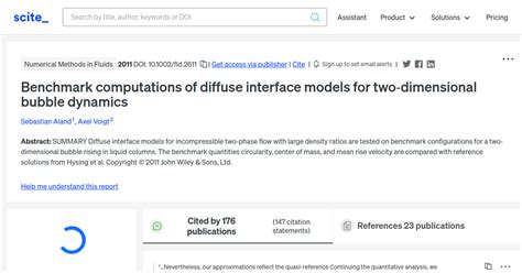 benchmark computations of diffuse interface models for two‐dimensional