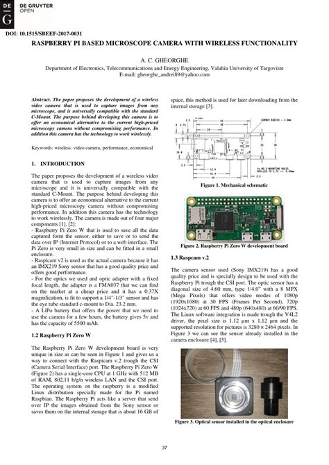 pdf raspberry pi based microscope camera with wireless functionality