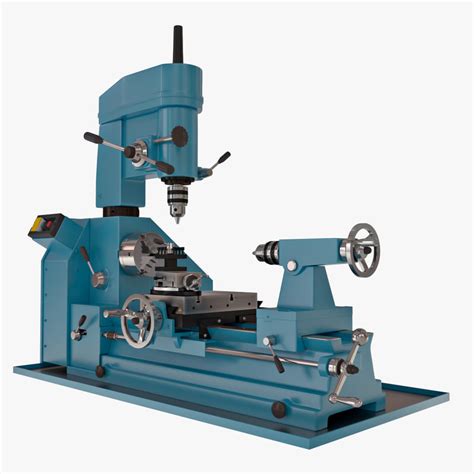 Lathe Machine 3d Model Turbosquid 1163682