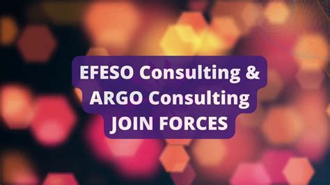 Sylvère Ode On Linkedin Efeso And Argo Have Joined Forces