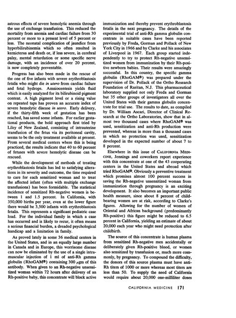 Erythroblastosis Fetalis Now A Preventable Disease Pmc