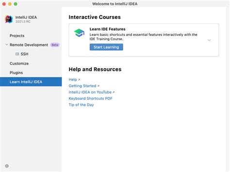 Learn IDE Features IntelliJ IDEA