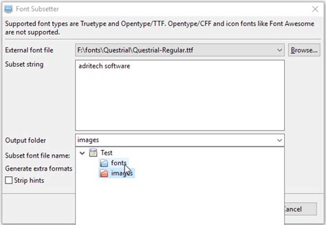 Topic Use Font Subsetter To Reduce The Size Of The Font File