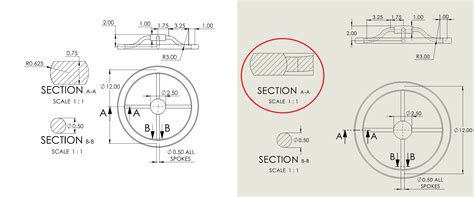 How Can I Recreate The Section View Shown On The Left I Cant Find A