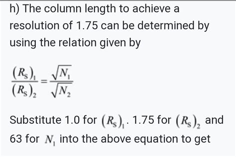 Answered A Chromatogram Of A Two Component Bartleby
