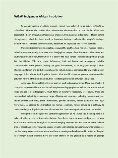 Nsibidi Pdf