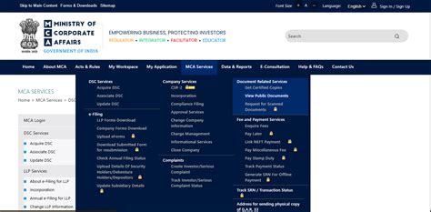 How To Access Company Details Via Mca Master Data Cmd Register Cmd Register