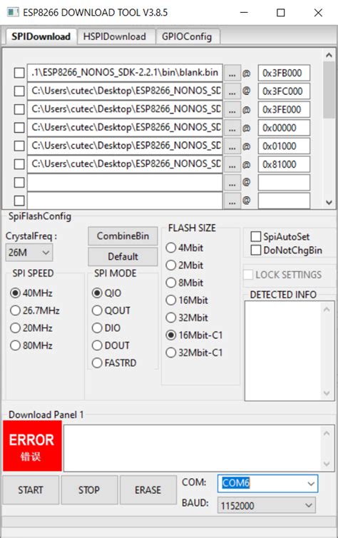ESPTool Run Stub Fail Error Programming Arduino Forum