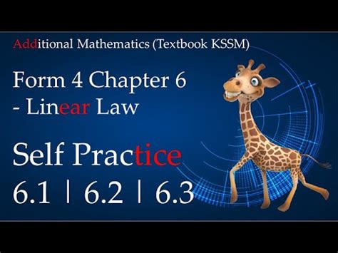 KSSM Form Add Maths Chapter Self Practice Self Practice Self Practice