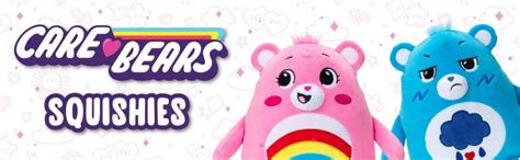 Care Bears Squishy 10 Plush Cheer Bear Pink Soft