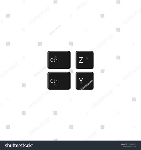 Illustration Vector Graphic Key Shortcut Undo Stock Vector Royalty Free 1712415313 Shutterstock