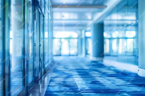 Modern Office Interior With A Computer 3d Rendering Modern Office