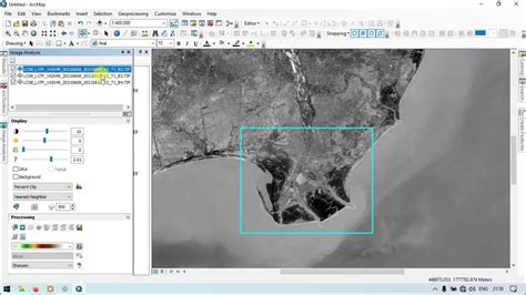 Clip Multiple Raster Using Arcmap Image Analysis Tool Youtube