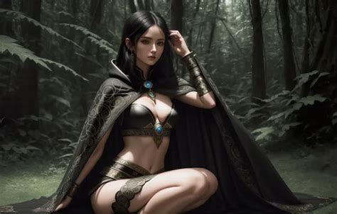 Скачать обои Ai art digital art fantasy art art fantasy girl girl