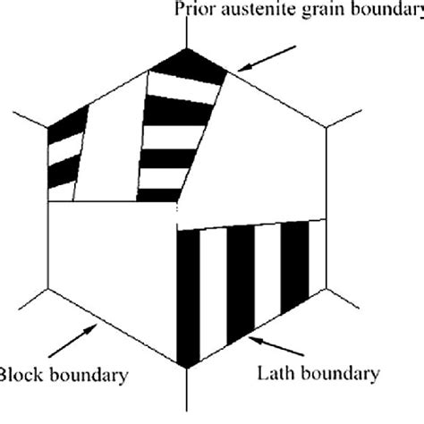 Tempered Lath Martensitic And Blocky Ferrite Microstructure Download Scientific Diagram