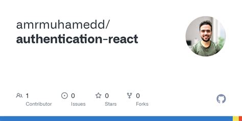 github amrmuhamedd authentication react