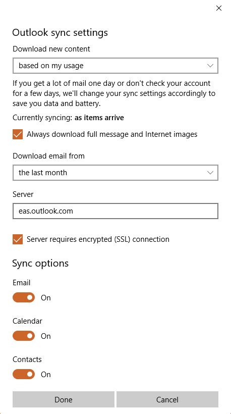 Windows 10 Mail App Doesnt Sync Actions Rwindows10