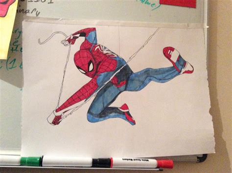 How To Draw Spider Man Ps4 Step By Step