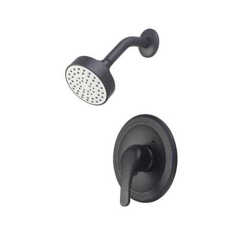 Matte Black Shower With Lever Trim Kit Lasalle Bristol