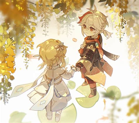 Lumine And Kaedehara Kazuha Genshin Impact Drawn By 2333309021 Danbooru